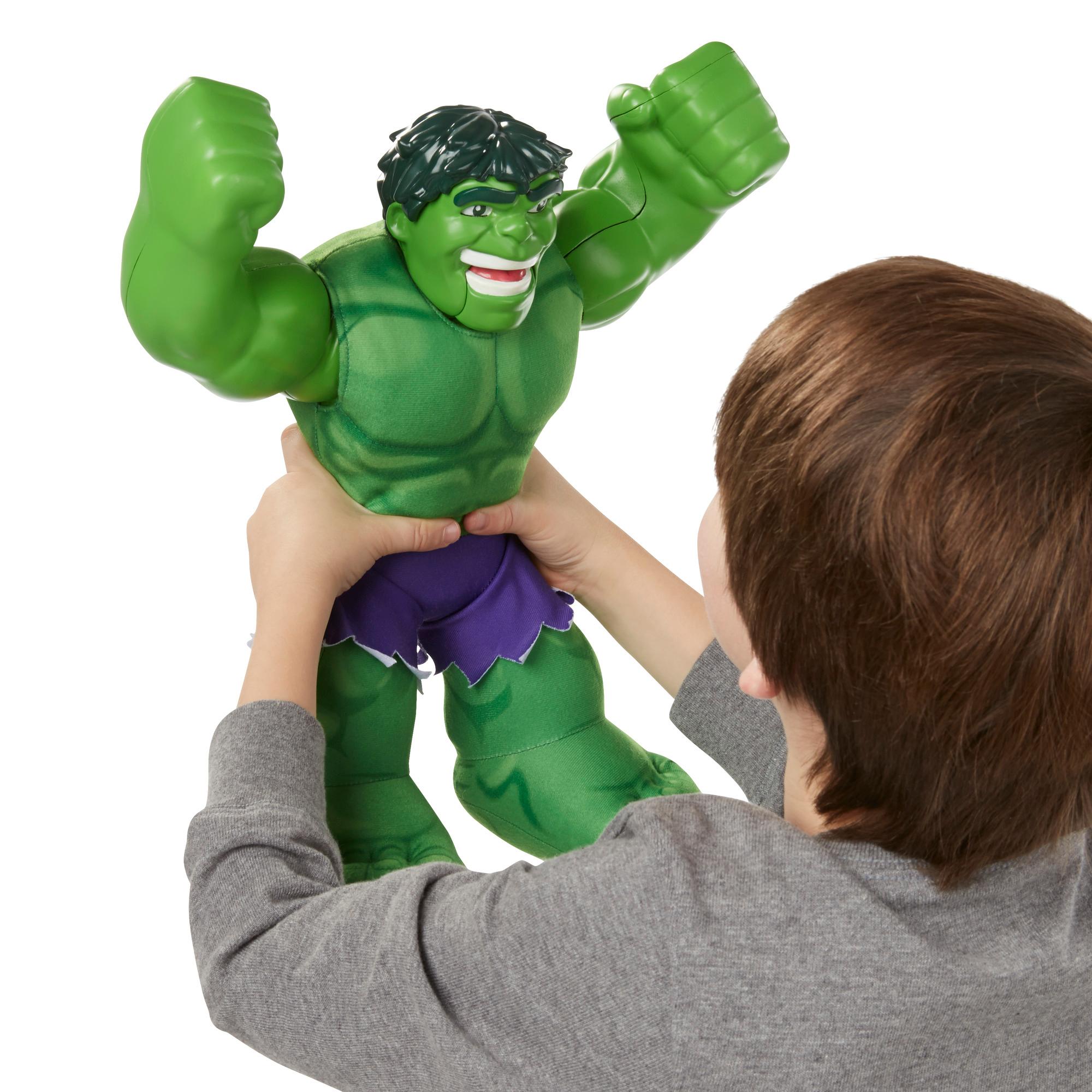Amazon.com: Playskool Heroes Marvel Super Hero Adventures Huggable Hulk ...