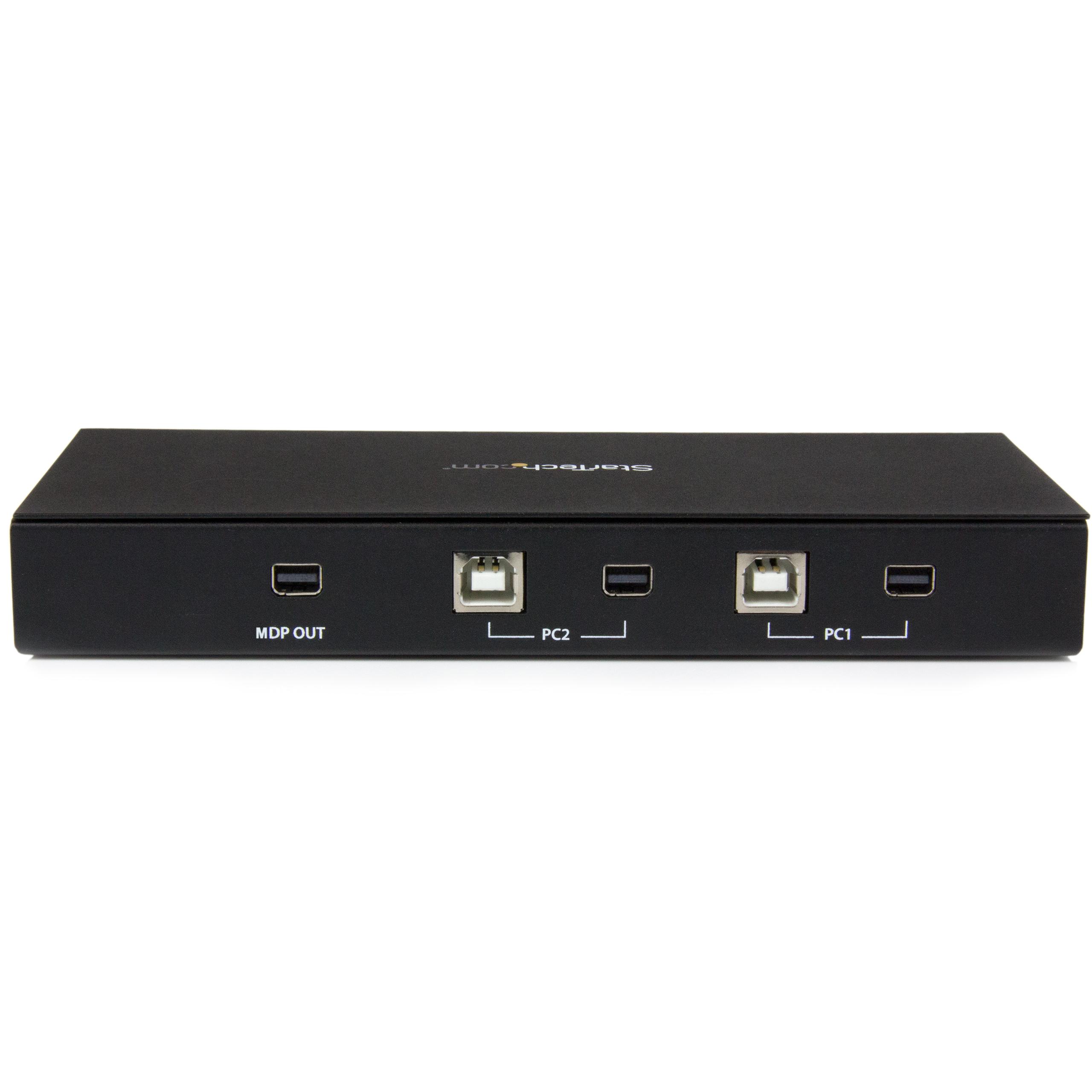 Amazon.com: StarTech.com 2-port Mini DisplayPort KVM Switch - USB 2.0 ...