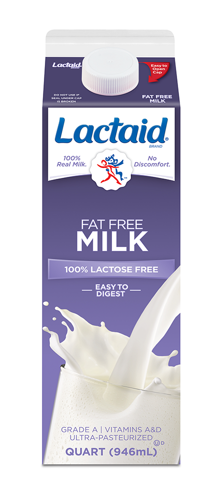 Lactaid Fat Free Milk, Calcium Enriched, 32 fl oz: Amazon.com: Grocery ...
