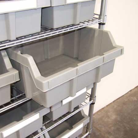 Amazon.com: Seville Classics WEBK402 Extra Large Bins for Commercial ...