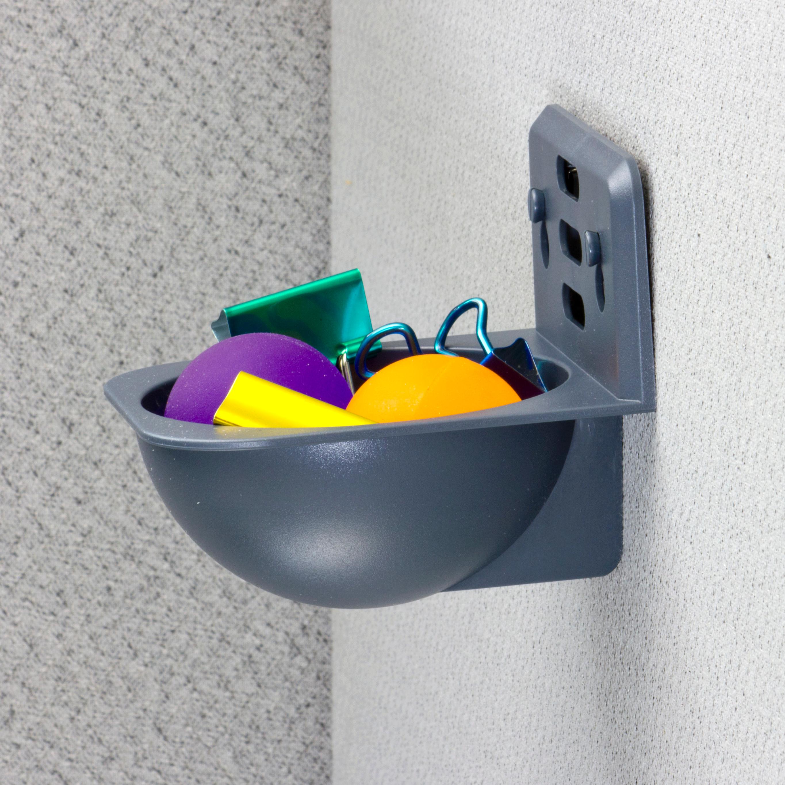 Amazon.com : Officemate Verticalmate Cubicle Utility Bowl, 4.5 x 4 x 4 ...