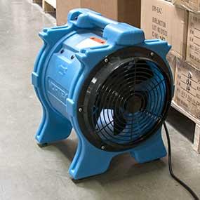 Dri-Eaz F174-BLU Vortex Axial 1.0 HP Ventilation Fan, 1.0 hp Motor, 7.4 ...