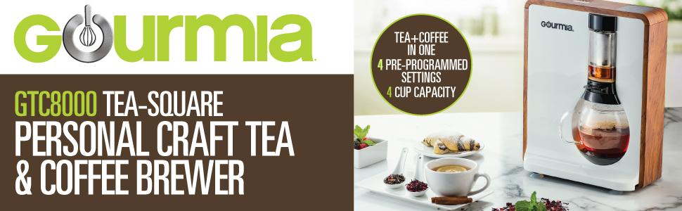 Amazon.com: Gourmia GTC8000W Electric Coffee & Tea Brewing System ...