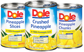Dole Pineapple Slices in Juice, 20 Ounce Cans (Pack of 12): Amazon.com ...