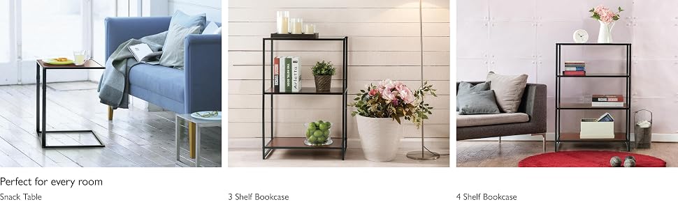 Amazon.com: Zinus Modern Studio Collection 3-Shelf Multipurpose ...