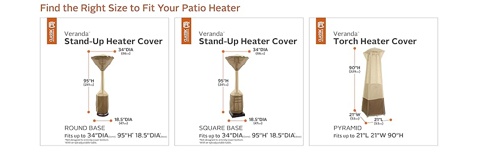 Amazon.com : Classic Accessories 55-341-011501-00 Veranda Cover For ...