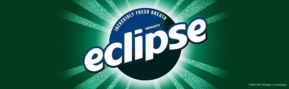 Eclipse Sugar Free Gum, Winterfrost, 120 Piece Bottle