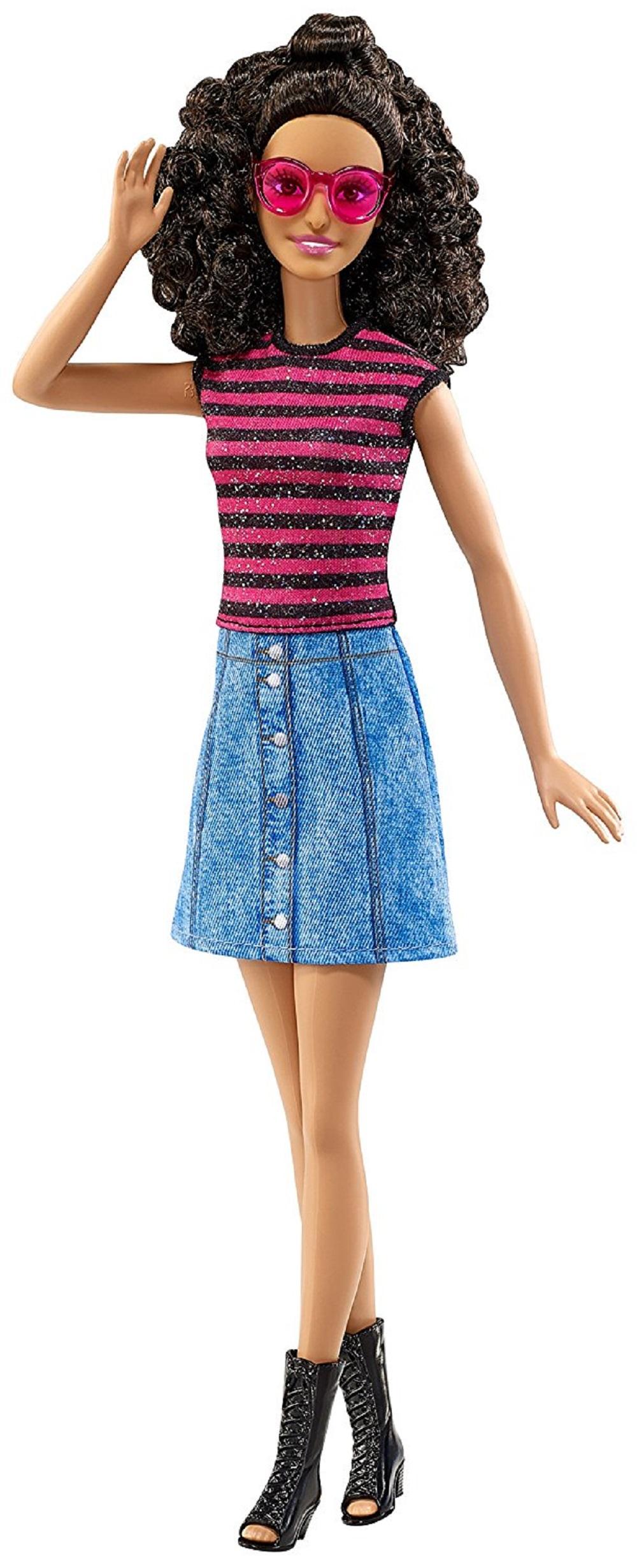Amazon.com: Barbie Girls Fashionistas 55 Denim and Dazzle Doll: Toys ...