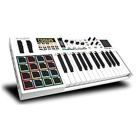 Amazon.com: M-Audio Code 25 | 25-Key USB MIDI Keyboard Controller with ...