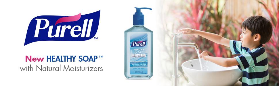 PURELL Hand Soap HEALTHY SOAP Clean & Fresh (Pack of 6): Amazon.com ...