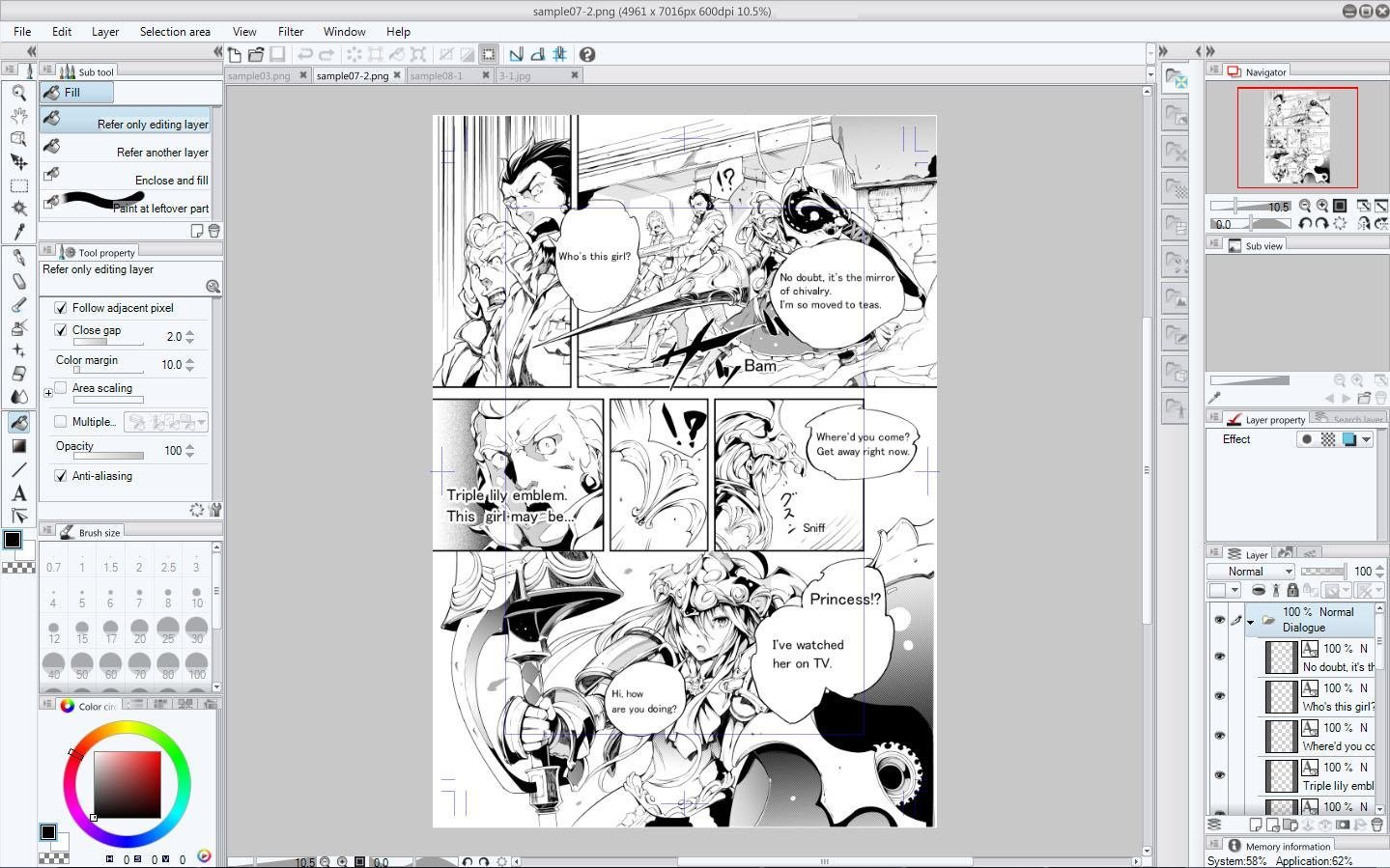 Coloring Line Art Clip Studio Paint Adr Alpujarra