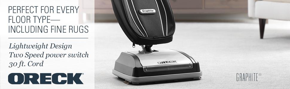 Amazon.com - Oreck Graphite Bagged Upright Vacuum, U4300H2BS ...
