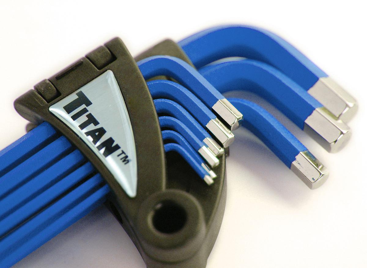Titan Tools 12714 9-Piece Extra-Long Arm Ball Tip Metric Hex Key Set - Ball End Hex Wrench Titan ...