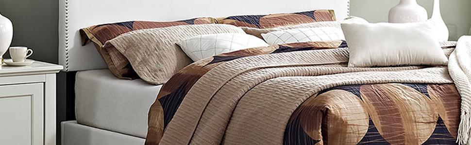 Amazon.com - Modway Phoebe Faux Leather Upholstered Full Headboard in ...