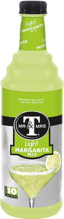 Amazon.com : Mr & Mrs T Light Margarita Mix, 1 L bottles (Pack of 12 ...