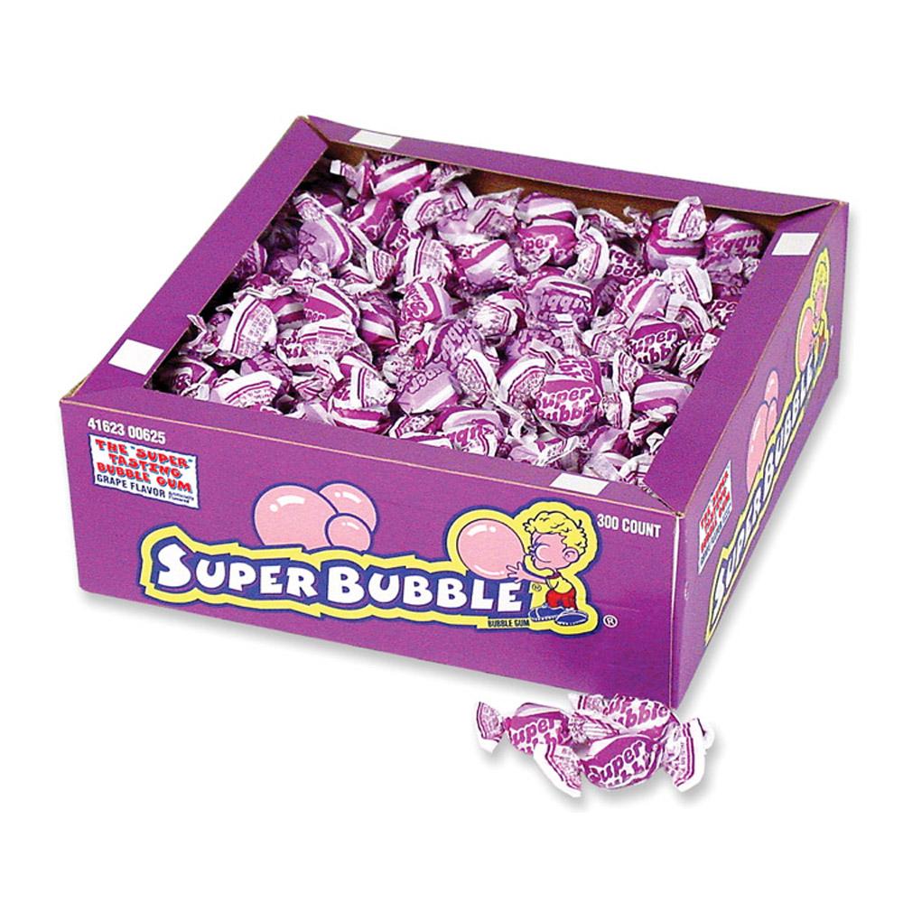 Amazon.com : Super Bubble Gum, Grape, 54 Ounce Box : Grocery & Gourmet Food