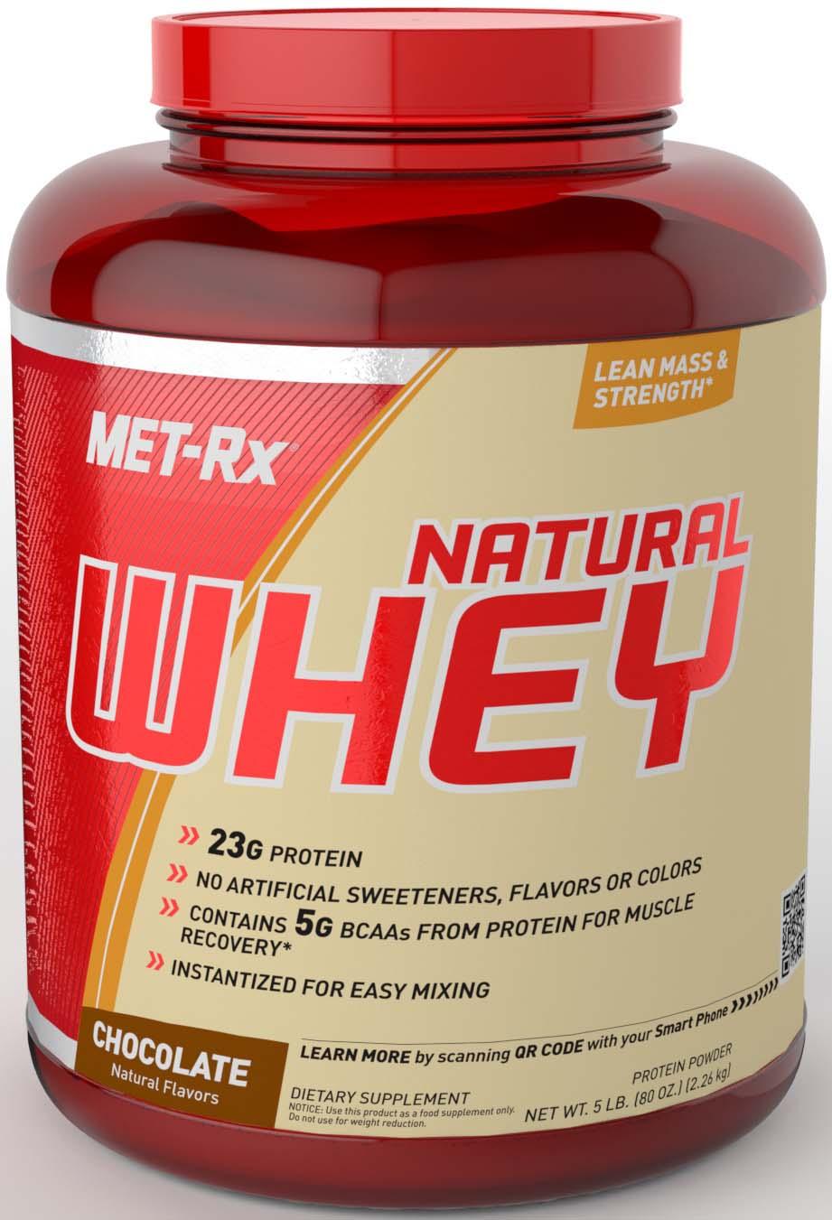 Amazon.com: MET-Rx Natural Whey Chocolate, 5 pound: Health & Personal Care