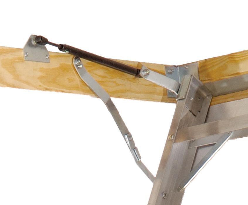 Louisville Ladder AA229GS Elite Aluminum Attic Ladder 350 Pound ...