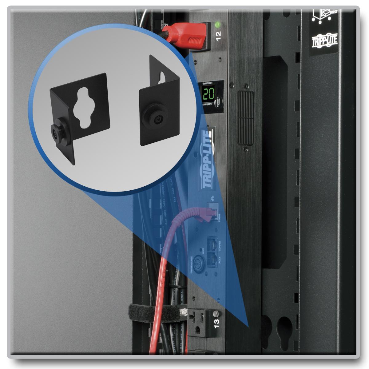 Amazon.com: Tripp Lite PDUMVROTATEBRKT PDU Rack Enclosure Bracket ...