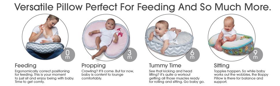 Amazon.com : Boppy Nursing Pillow and Positioner, Luxe Fox and Owl : Baby