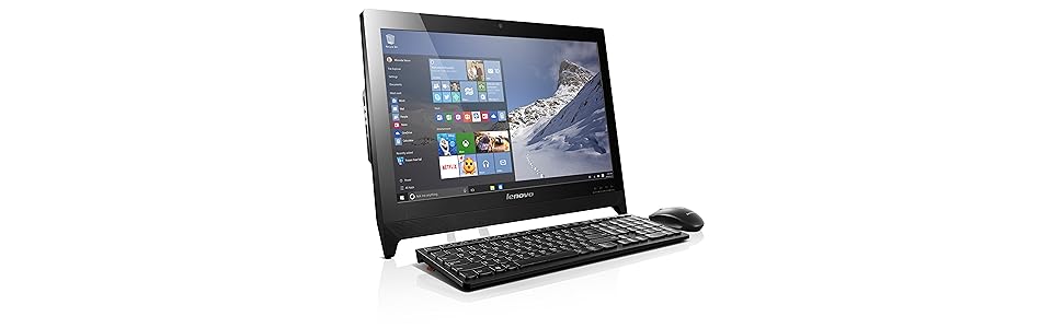 Amazon.com: Lenovo C260 19.5-Inch All-in-One Desktop (Celeron, 4 GB RAM, 500 GB HDD, Windows 10 ...