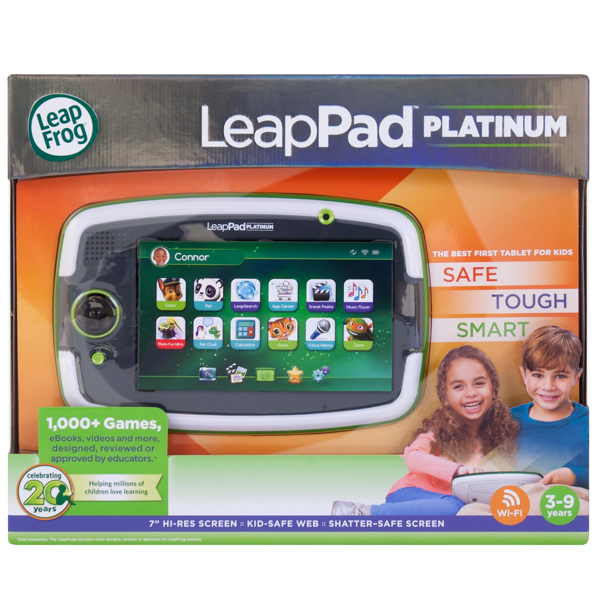 Amazon.com: LeapFrog. LeapPad Platinum Kids Learning Tablet, Green ...