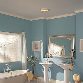 Broan 750 Ventilation Fan and Light Combination, 100 CFM and 3.5-Sones ...