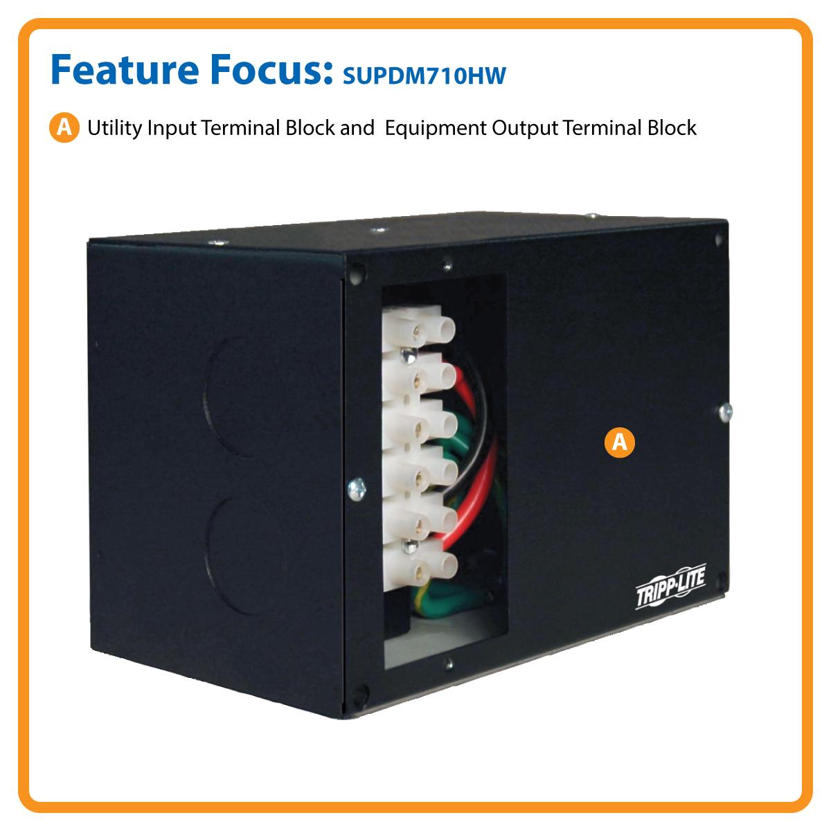 Amazon.com: Tripp LiteSUPDM710HW Hardwire PDU Module for 8kVA and 10kVA ...