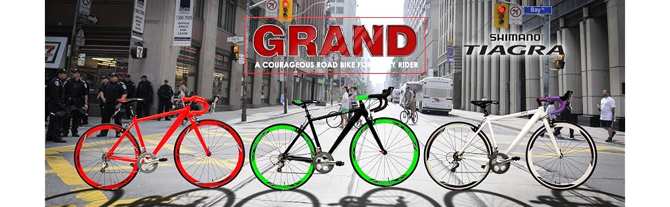 Amazon.com : RapidCycle GRAND-20sp Shimano Tiagra Aluminum Road Bike ...