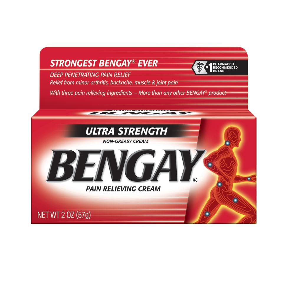 Amazon.com: Bengay Ultra Strength, Pain Relieving Cream, Non-Greasy, 2 ...