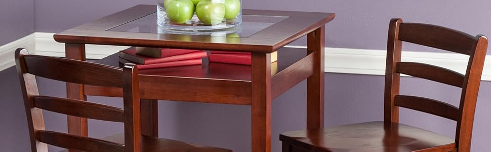 Amazon.com: Winsome Wood 94386 Halo Back Stool: Kitchen & Dining