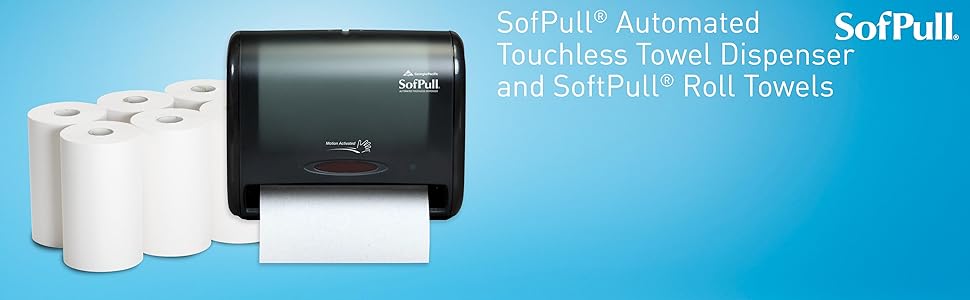 Georgia-Pacific 58470 SofPull Automatic Touchless Paper Towel Dispenser ...