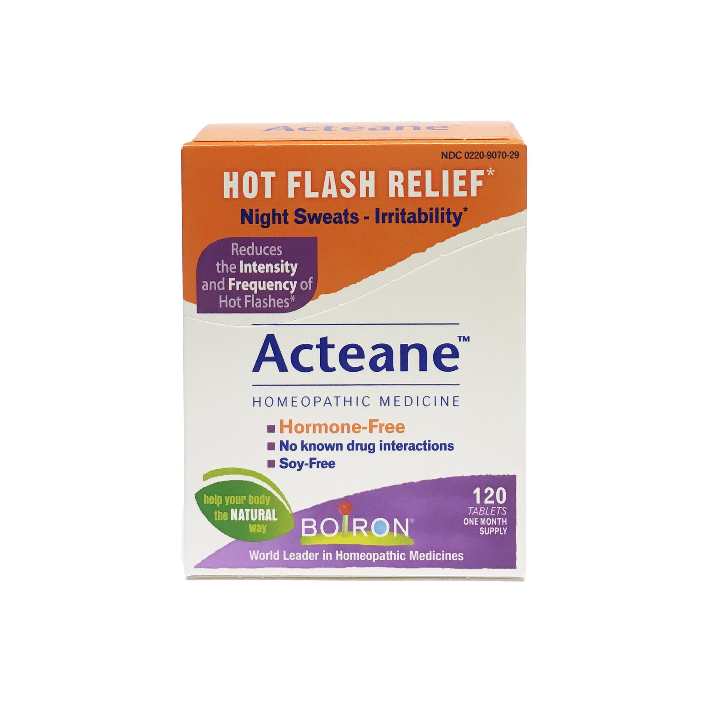 Amazon.com: Boiron Acteane, 120 Tablets, Homeopathic Medicine for Hot ...