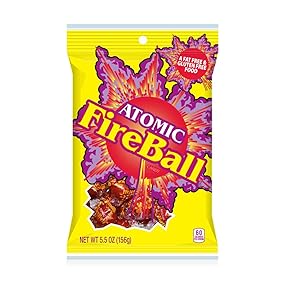 Amazon.com : Atomic Fireball Hard Candy, Cinnamon Flavor, 5.5 Ounces ...