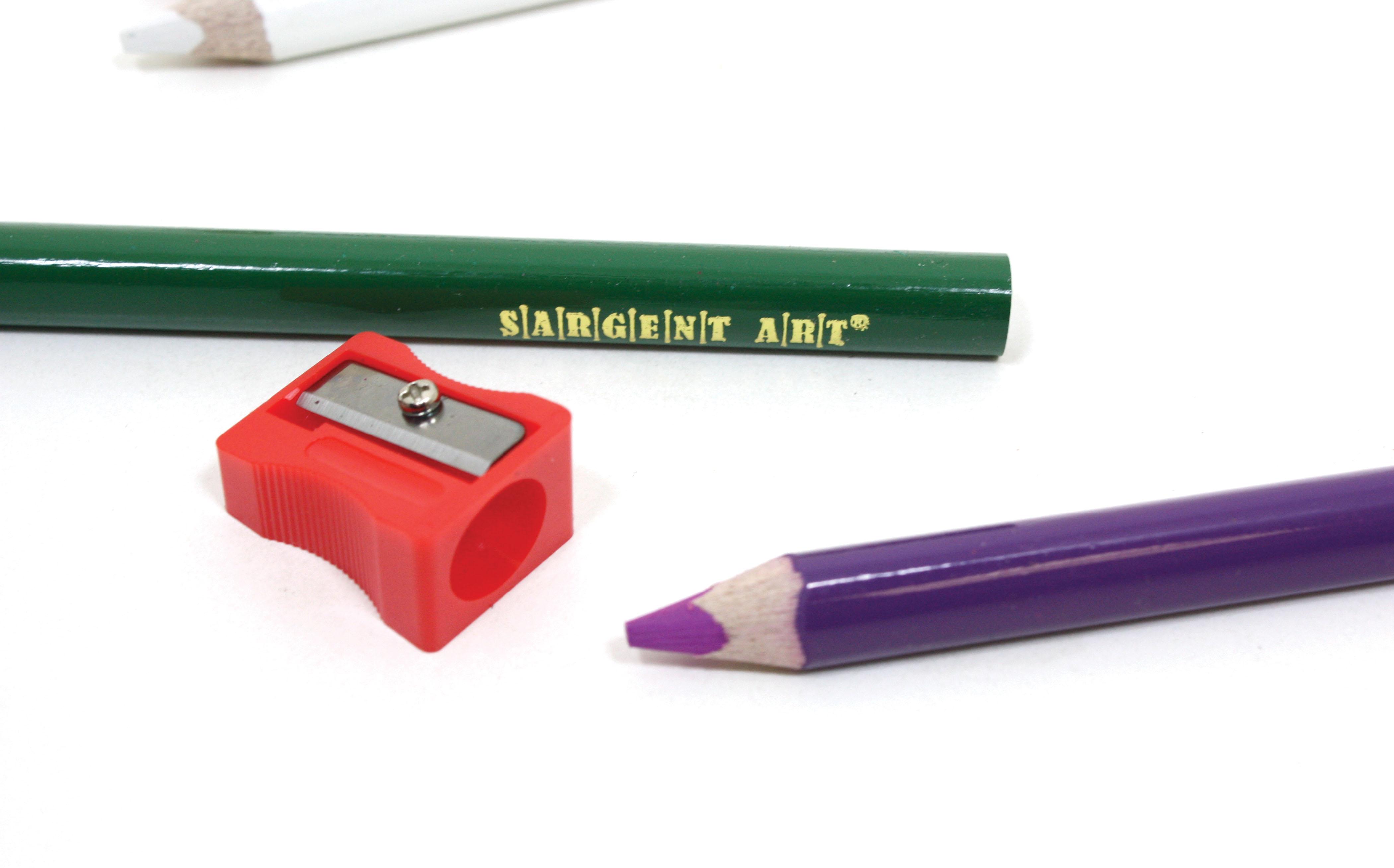 Amazon.com: Sargent Art 22-7207 Triangle Colored Pencils, 24 Count