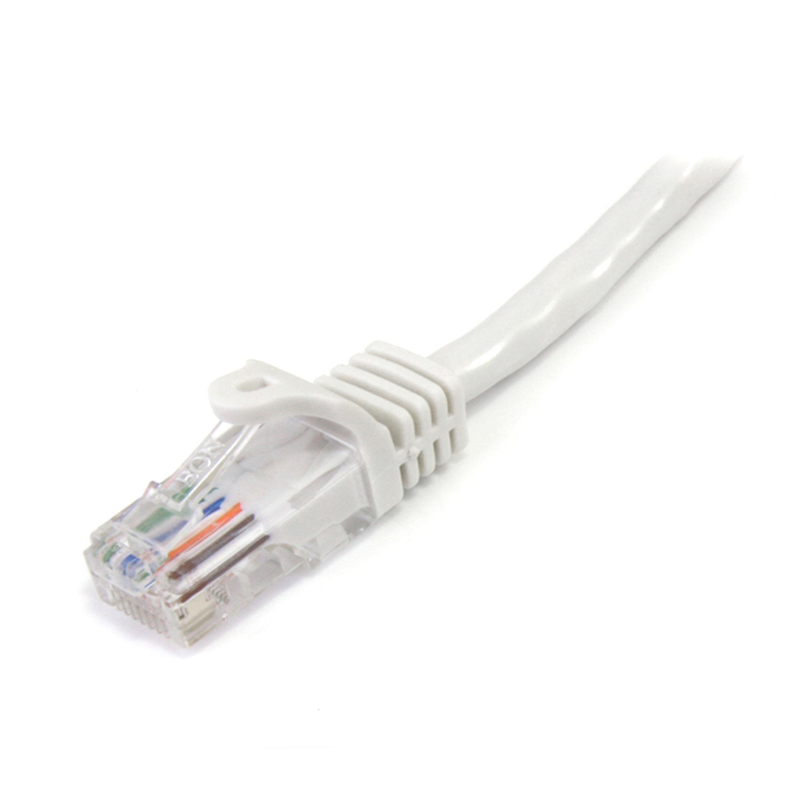 Amazon.com: StarTech.com 3 ft. (0.9 m) Cat5e Ethernet Cable - Power ...