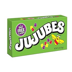 Amazon.com : Jujubes Candy, 5.5 Ounce Theatre Box, Pack of 12 : Grocery ...