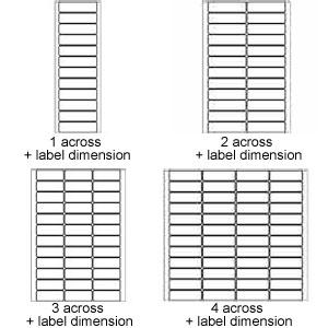 Amazon.com : Avery Mailing Labels for Pin Fed Printers, White, Red ...