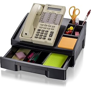 Amazon.com : OfficemateOIC Recycled Telephone Stand Organizer with ...