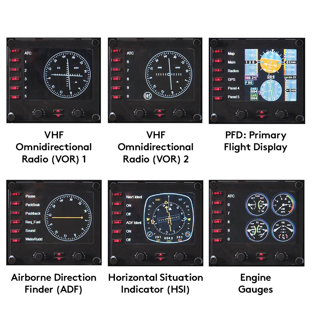 Amazon.com: Logitech G Saitek Pro Flight Instrument Panel: Computers ...