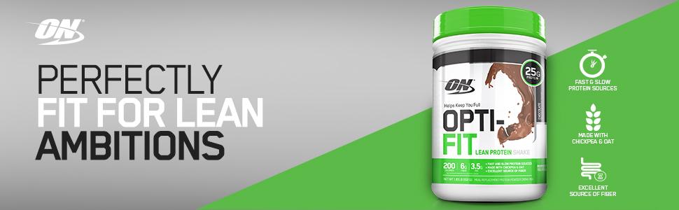 Amazon.com: Optimum Nutrition Opti-Fit Lean Protein Shake, Meal ...