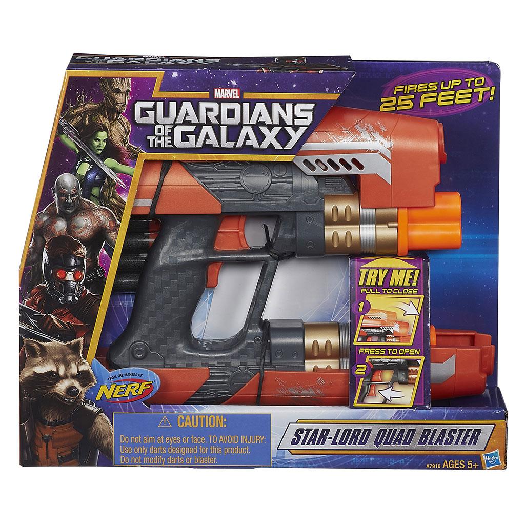 Amazon.com: Marvel Guardians of The Galaxy Star-Lord Quad Blaster: Toys ...