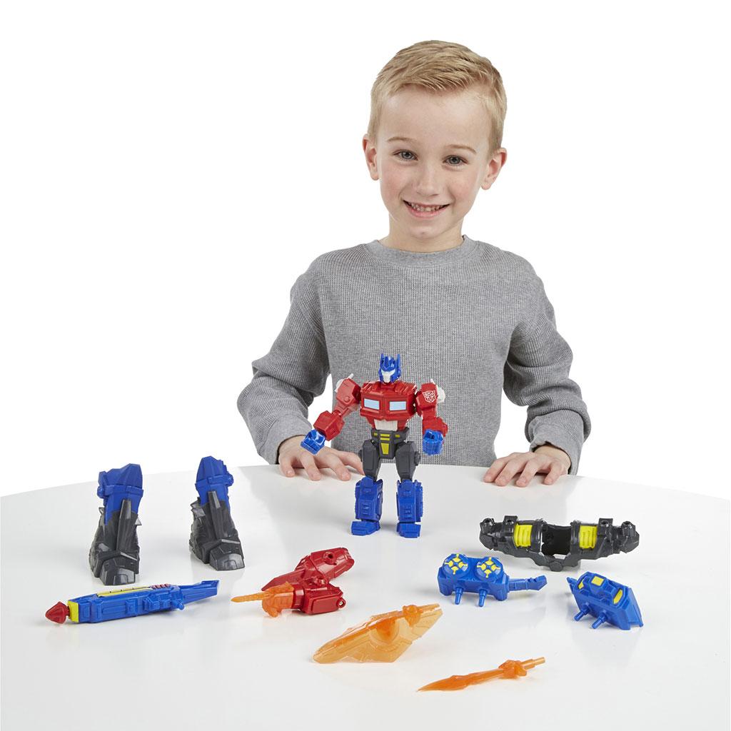 Amazon.com: Transformers Hero Mashers Electronic Optimus Prime Figure ...