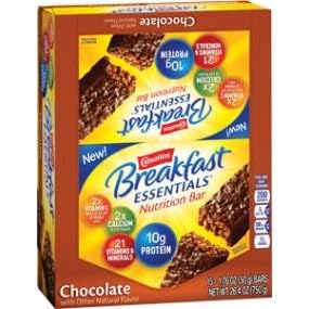 Amazon.com : Carnation Breakfast Essentials Nutrition Bars, Chocolate ...
