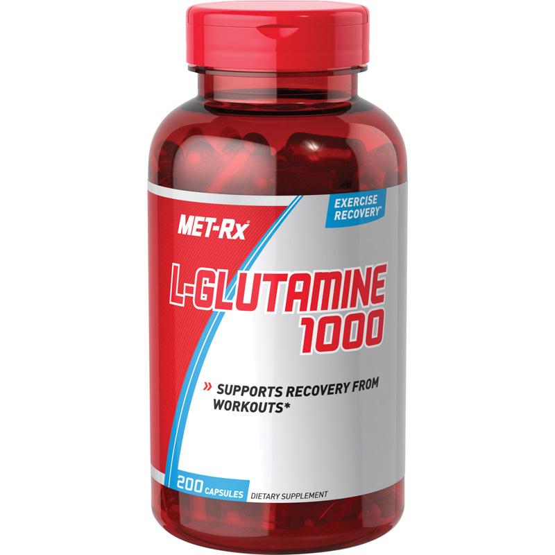Amazon.com: MET-Rx L-Glutamine 1000 Mg Diet Supplement Capsules, 200 ...