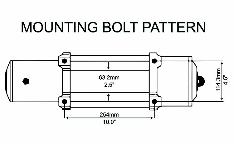 Amazon.com: Rugged Ridge 15100.11 10,500 Lbs. Winch with 25/64" x 94 ...