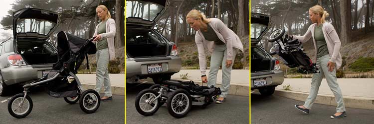 Amazon.com : BOB Revolution SE Duallie Stroller, Navy : Jogging ...