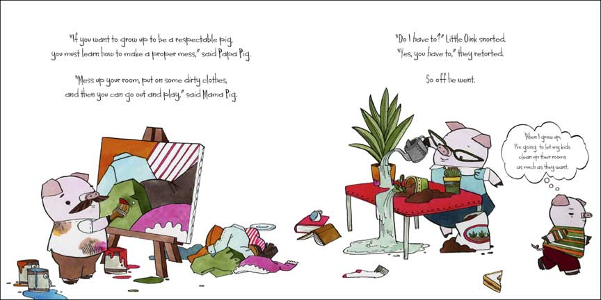 Amazon.com: Little Oink: 9780811866552: Rosenthal, Amy Krouse, Corace ...