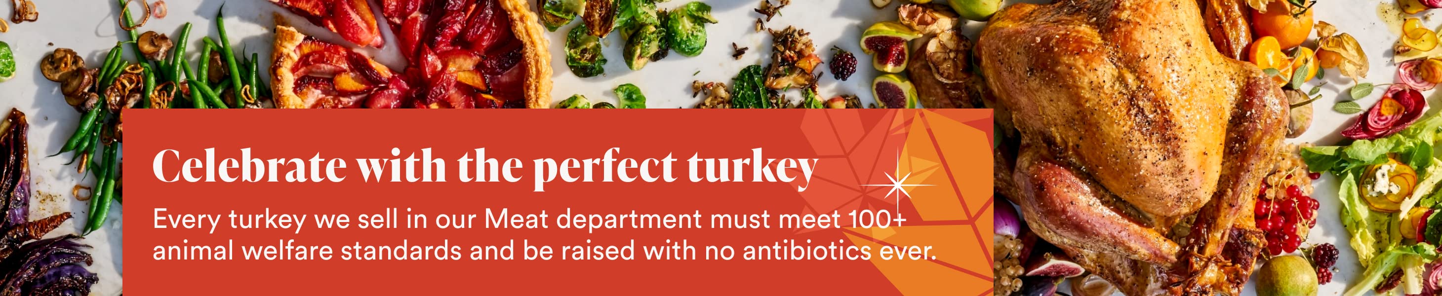 Celebrate with the turkey. Every turkey we sell in our Meat department ...
