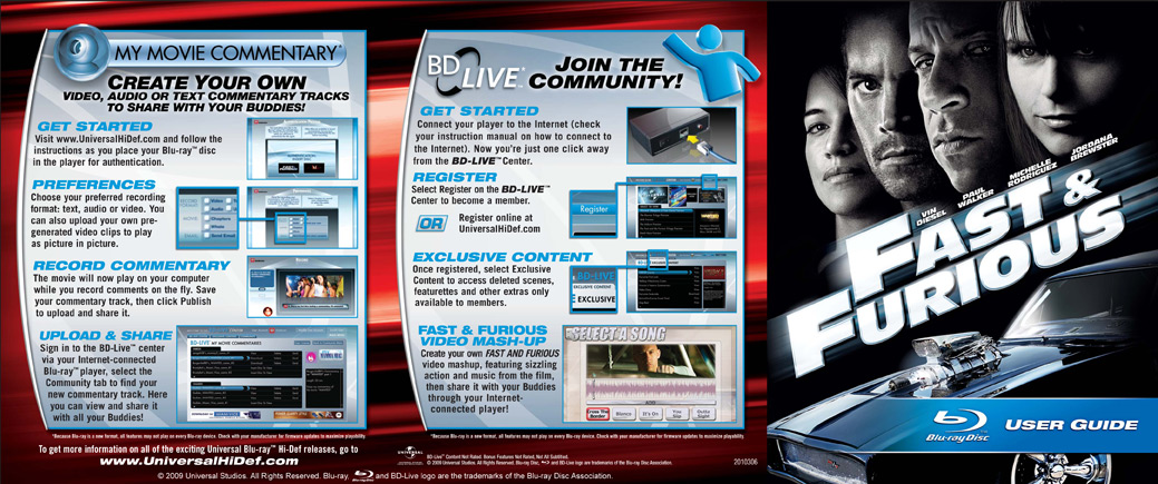 Amazon.com: Fast & Furious (2009) [Blu-ray] : Vin Diesel, Paul Walker ...